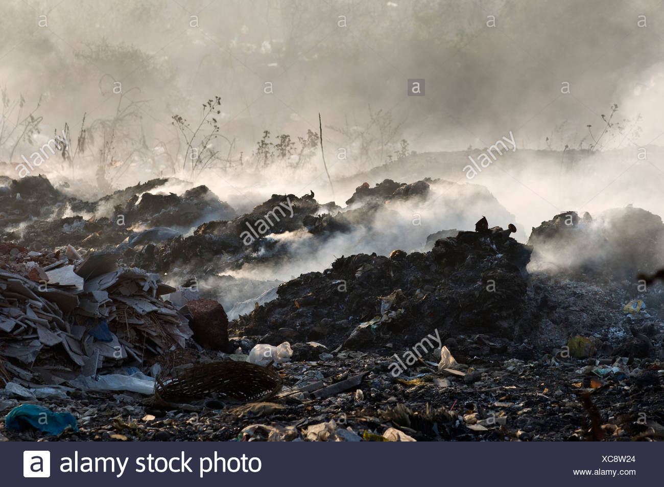 Burning Garbage Dump High Resolution Stock Photography and Images - Alamy