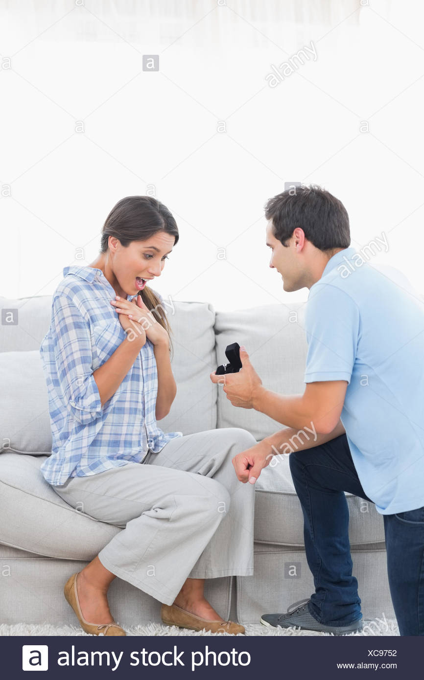 Woman On One Knee Ring High Resolution Stock Photography and Images - Alamy