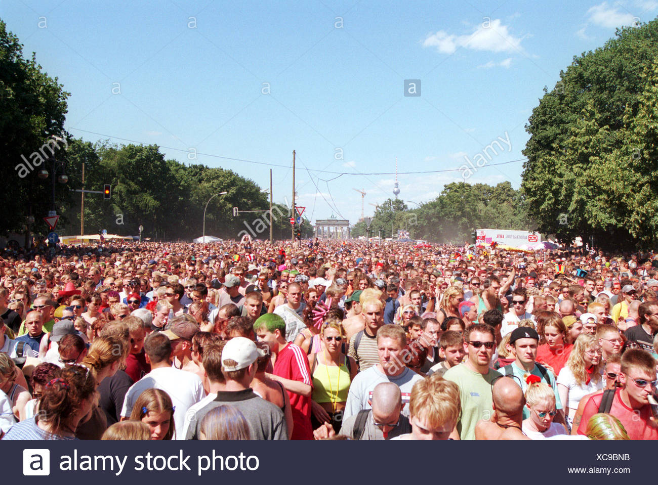 Berlin Germany Crowd Love Parade High Resolution Stock Photography and ...