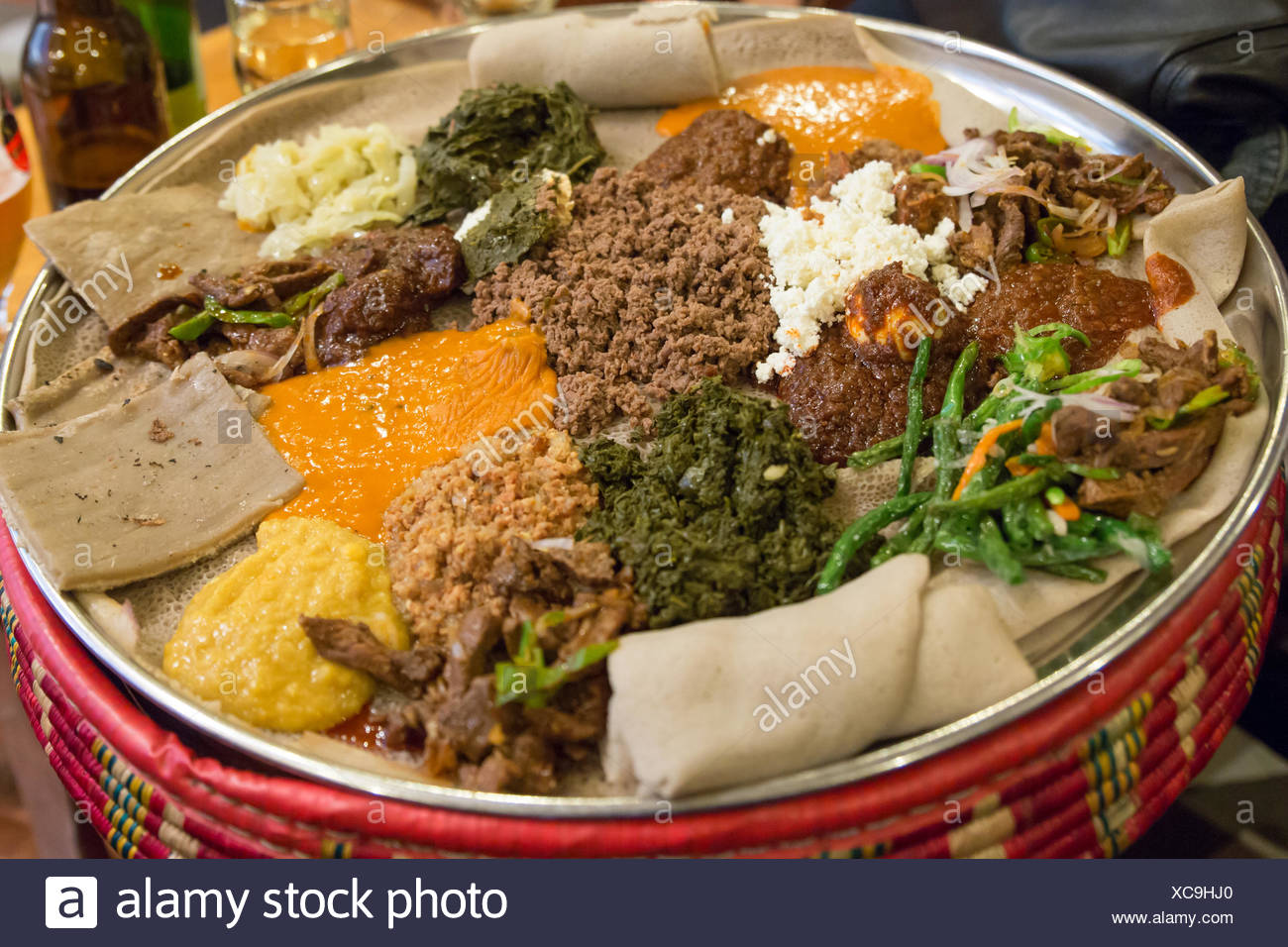 Ethiopian Food Injera High Resolution Stock Photography and Images - Alamy