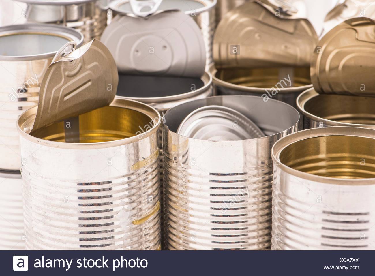 Rubbish Aluminium Tin Cans Recycling High Resolution Stock Photography ...