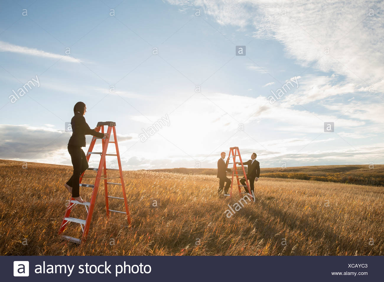 Climbing Ladders Stock Photos & Climbing Ladders Stock Images - Alamy