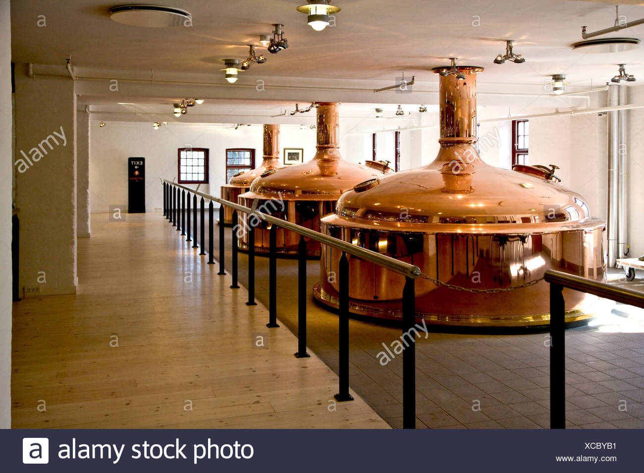 Copper Beer Brewing Tanks Stock Photos & Copper Beer Brewing Tanks ...