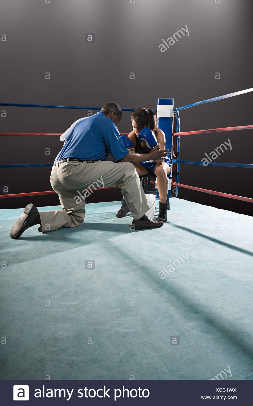 Woman Boxer Corner Ring Stock Photos & Woman Boxer Corner Ring Stock ...