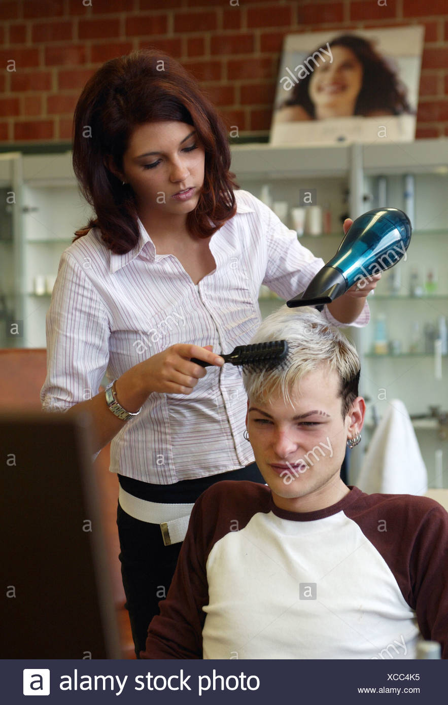 Hairdresser Apprentice Stock Photos & Hairdresser Apprentice Stock ...