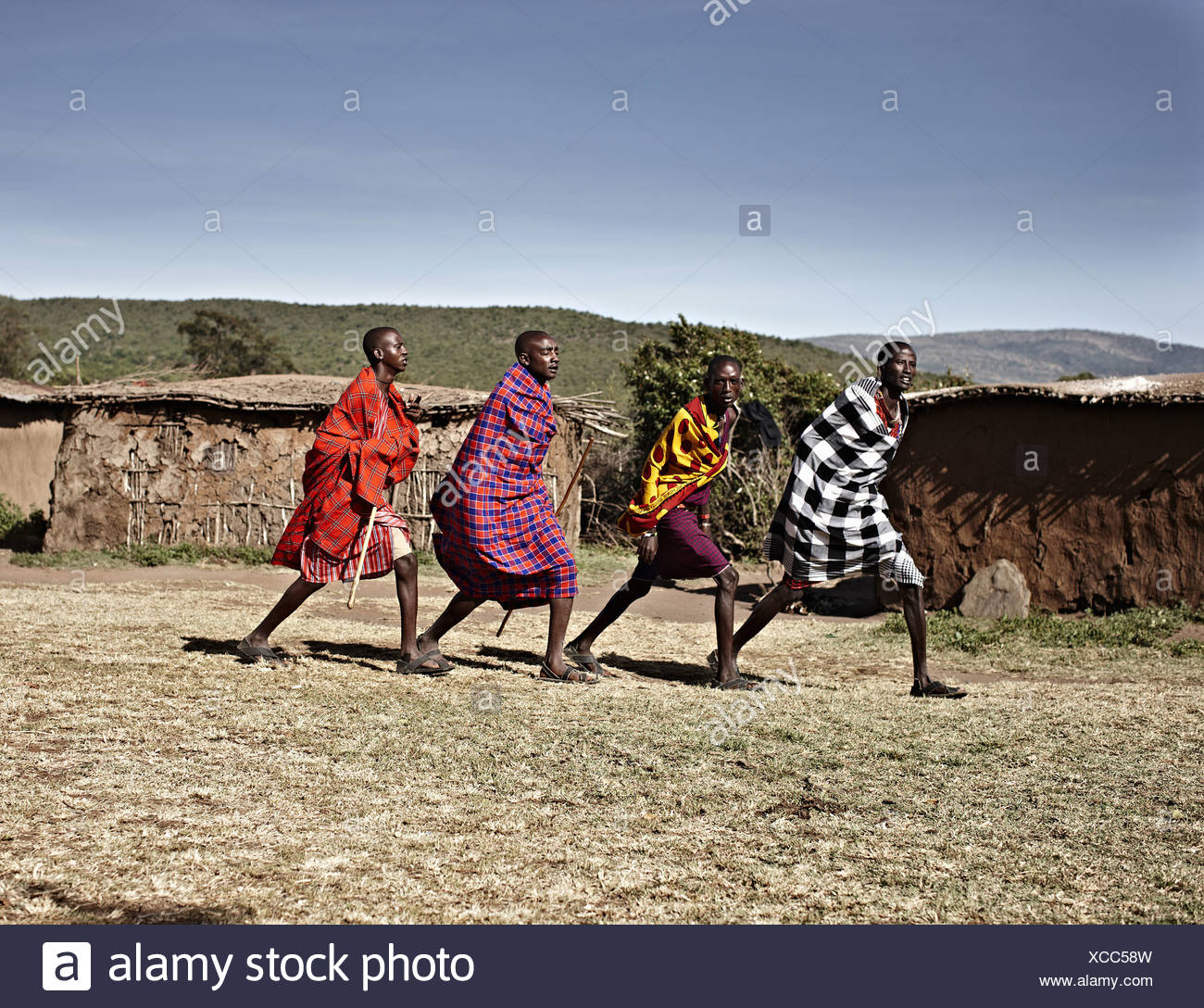 Maasai Men In Traditional Dress High Resolution Stock Photography and ...