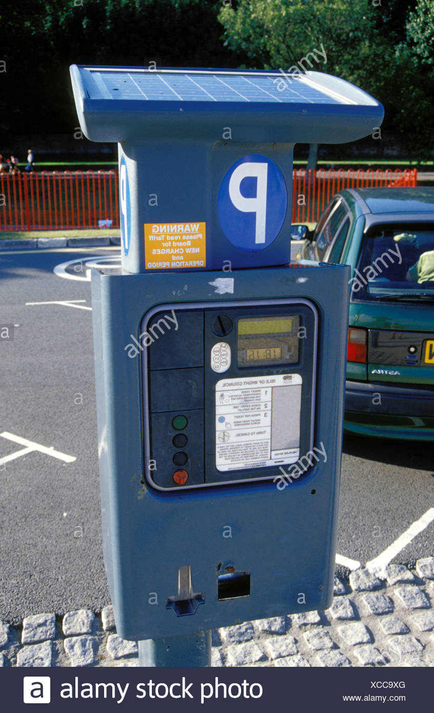 Solar Powered Parking Ticket Machine Stock Photos & Solar Powered ...