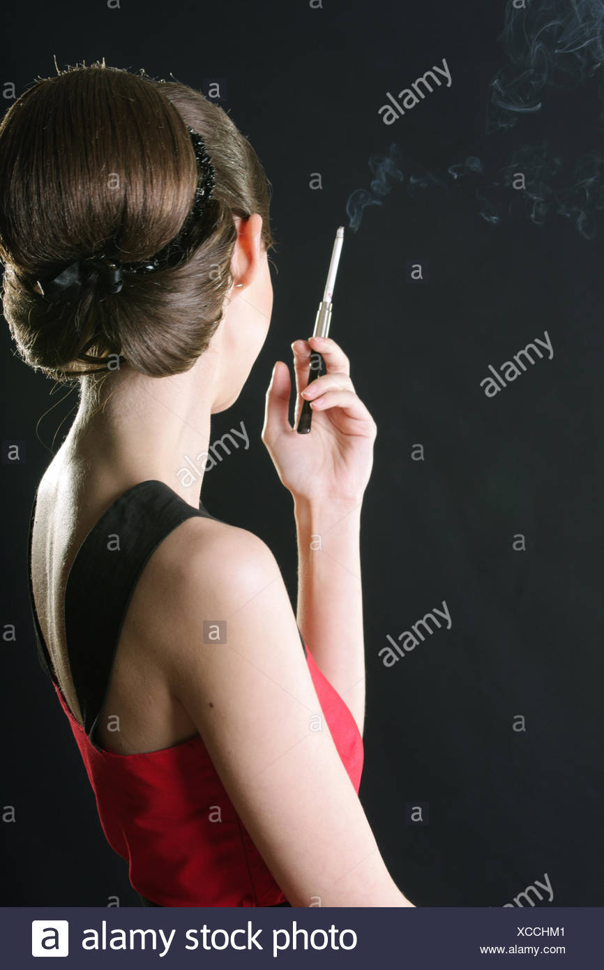 Smoking Lady High Resolution Stock Photography and Images - Alamy