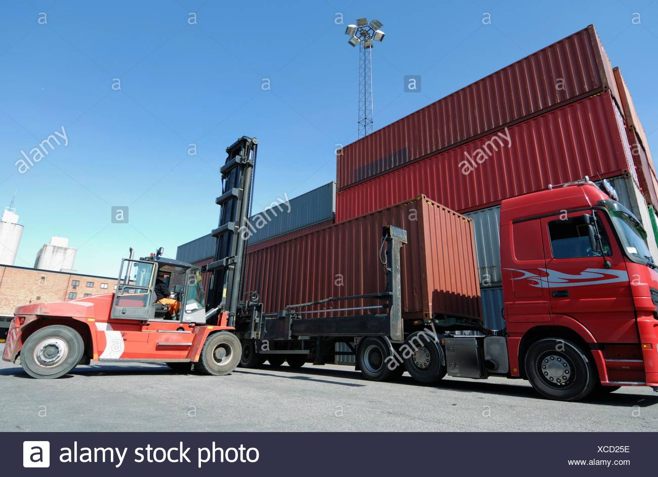 Lifting Shipping Container High Resolution Stock Photography and Images ...