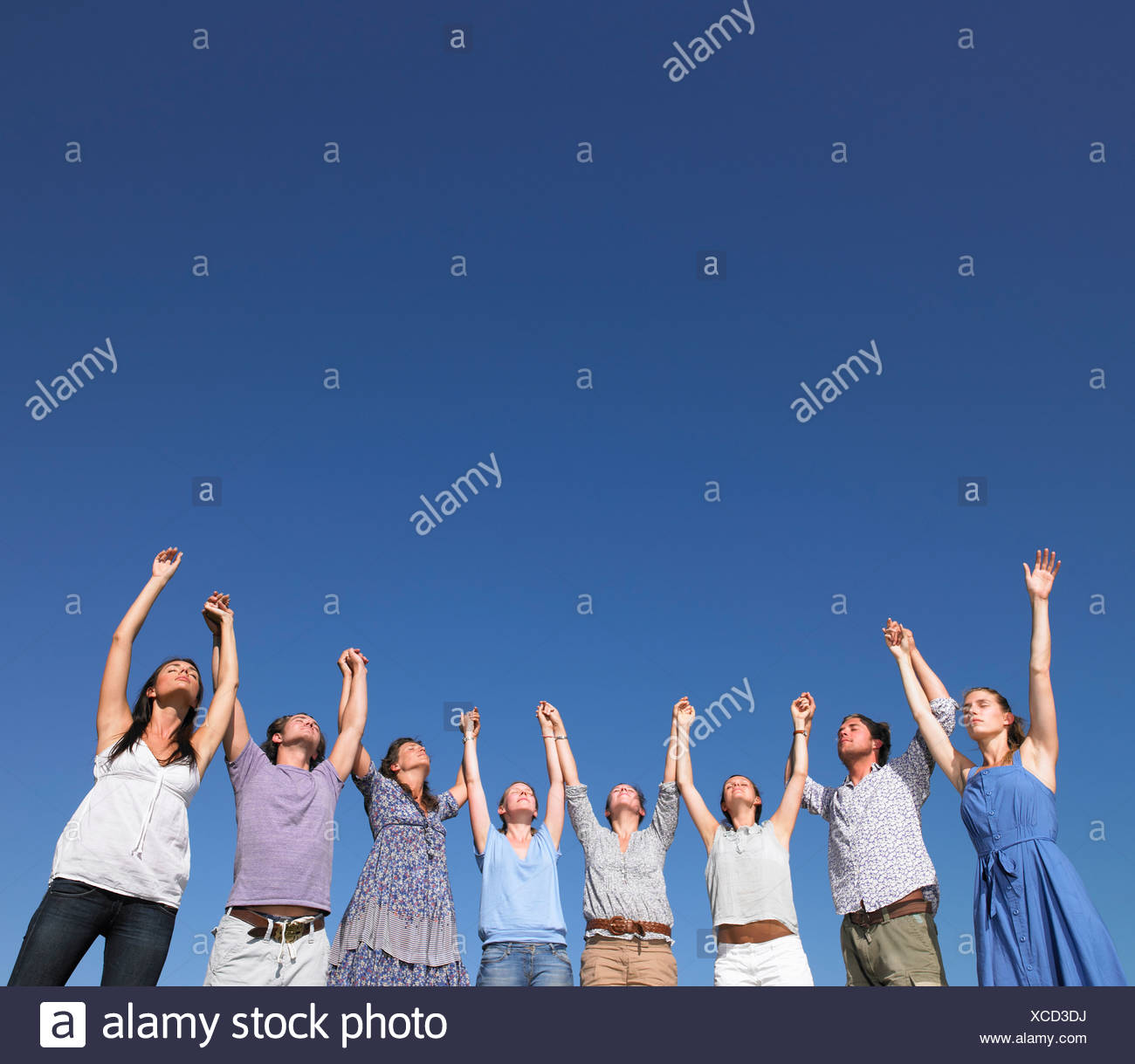 Raising The Arm High Resolution Stock Photography and Images - Alamy