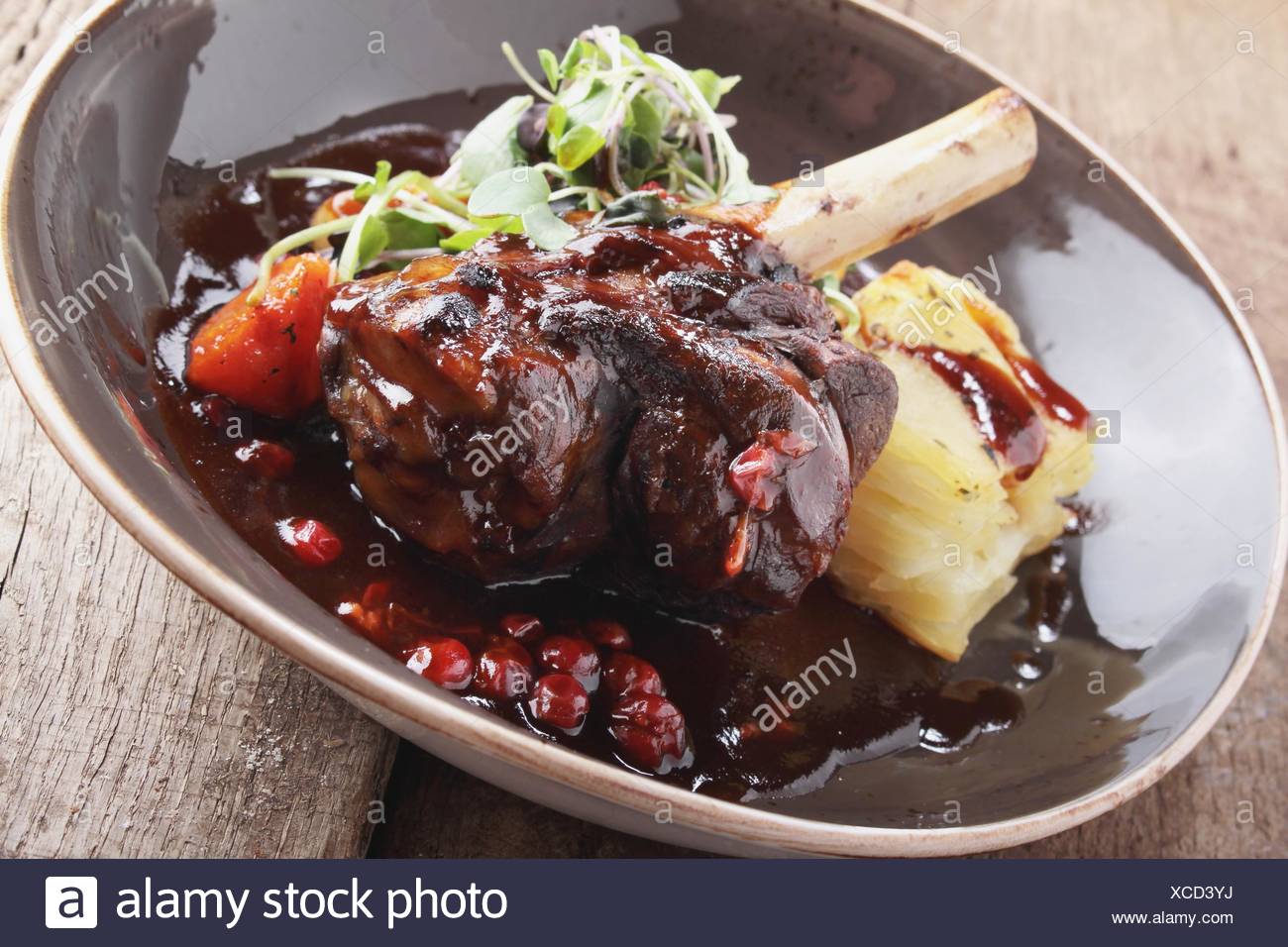 Roast Lamb Dinner High Resolution Stock Photography and Images - Alamy