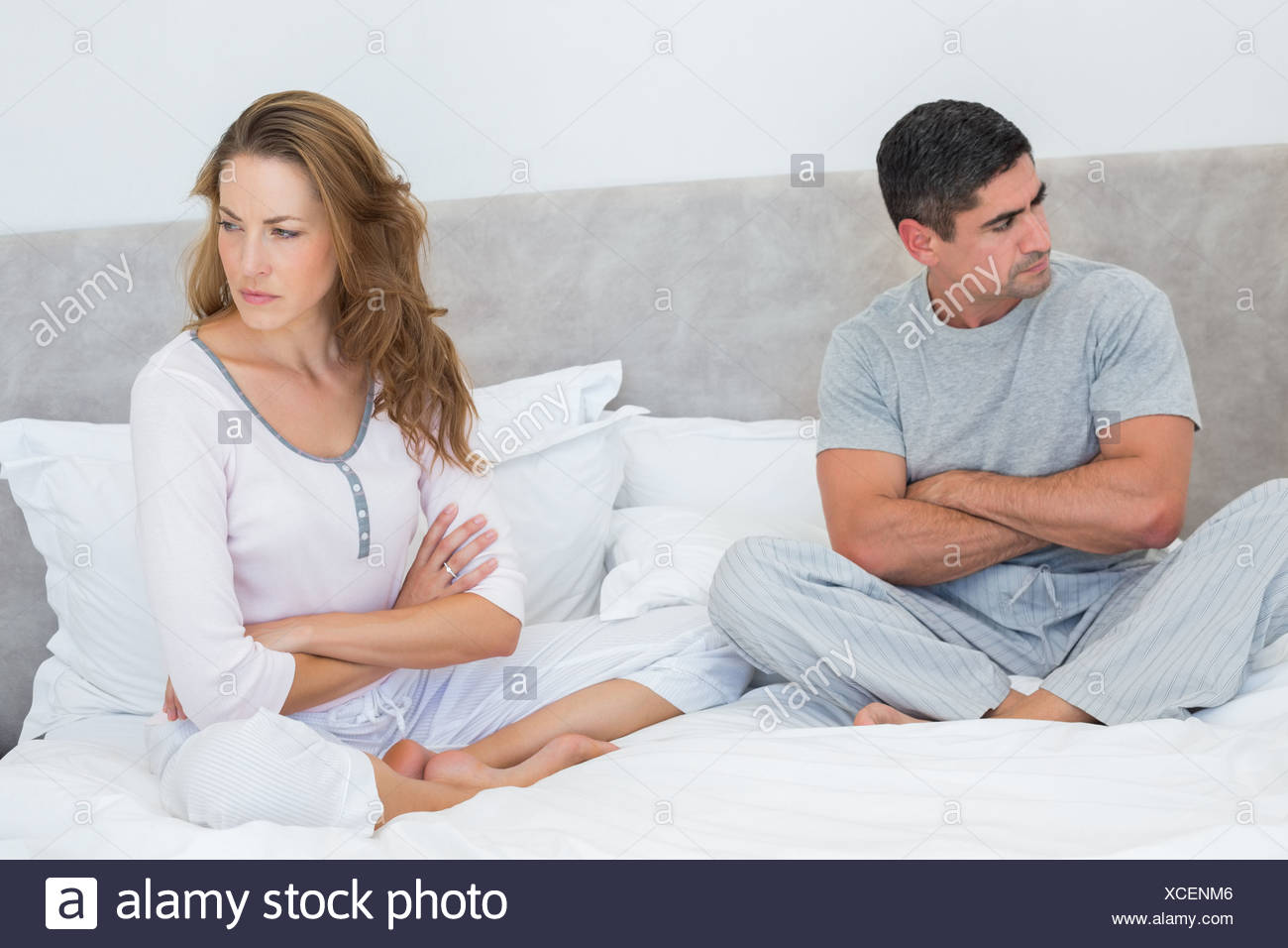 Couple Ignoring High Resolution Stock Photography and Images - Alamy