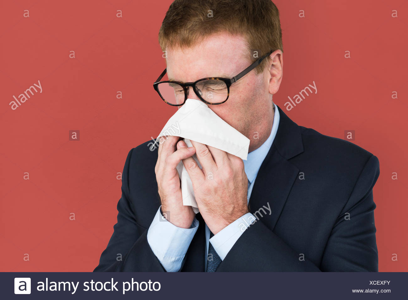 Man Crying Tissue High Resolution Stock Photography and Images - Alamy