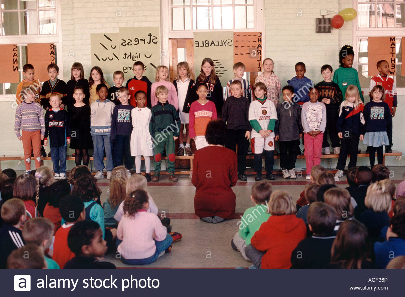 School Assembly England High Resolution Stock Photography and Images ...
