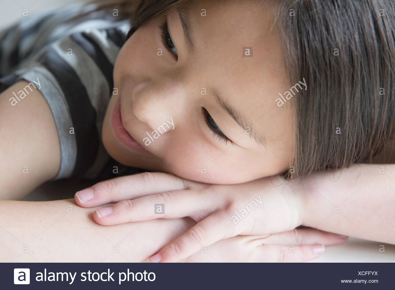 Resting On Hand High Resolution Stock Photography and Images - Alamy