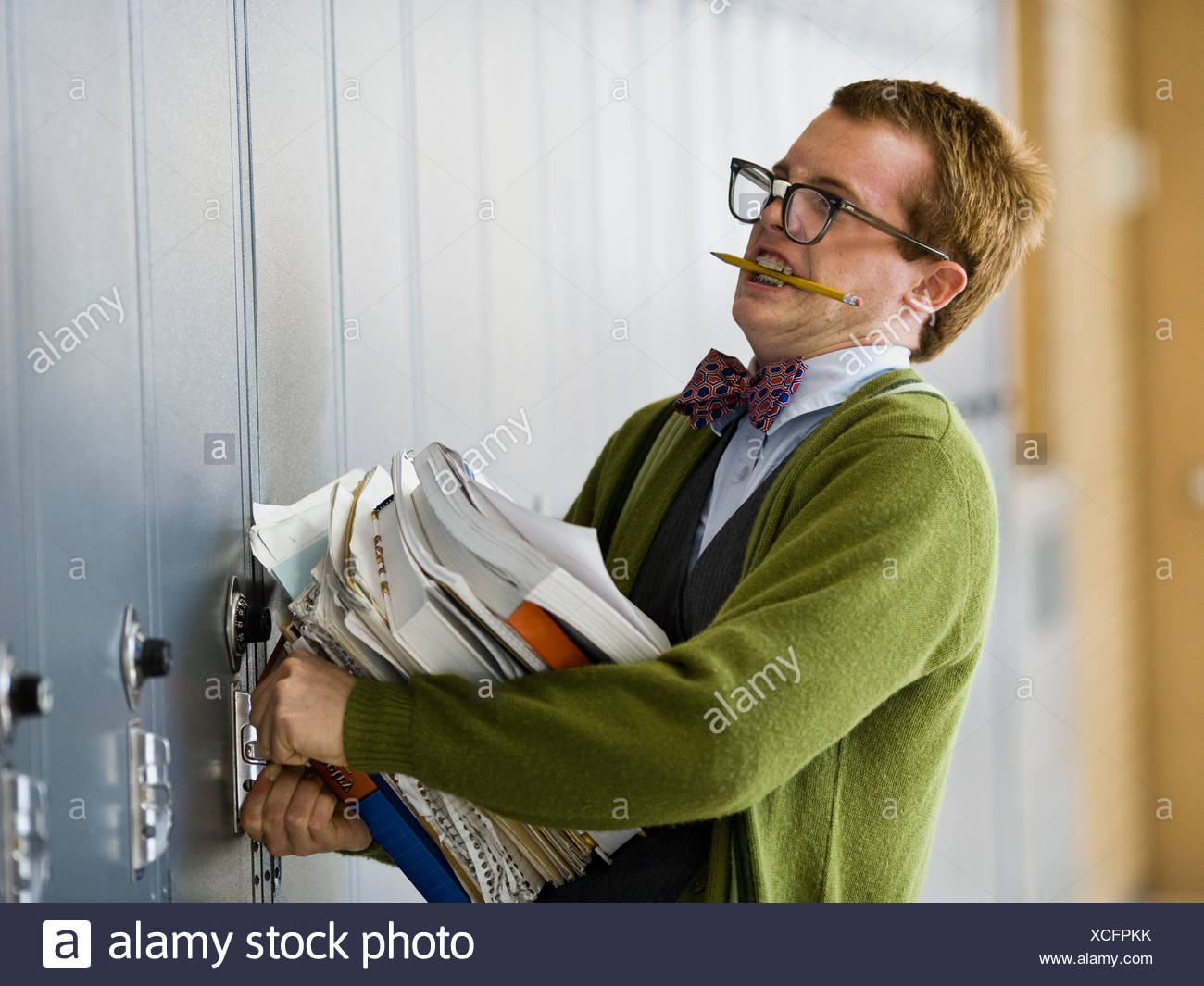 Trying To Tie Bow High Resolution Stock Photography and Images - Alamy