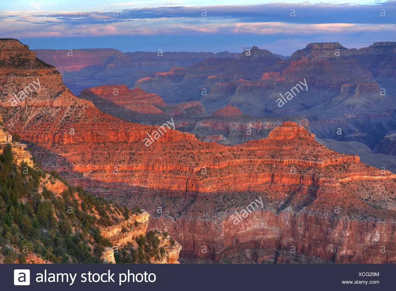 Sunset Yavapai Point National Park High Resolution Stock Photography ...