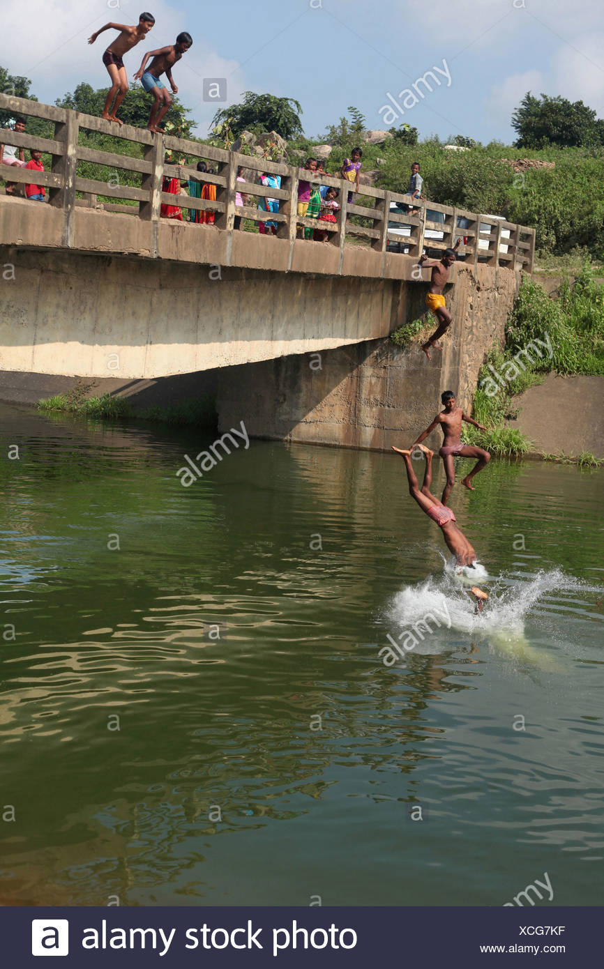 India Summer Swim Jump High Resolution Stock Photography and Images - Alamy