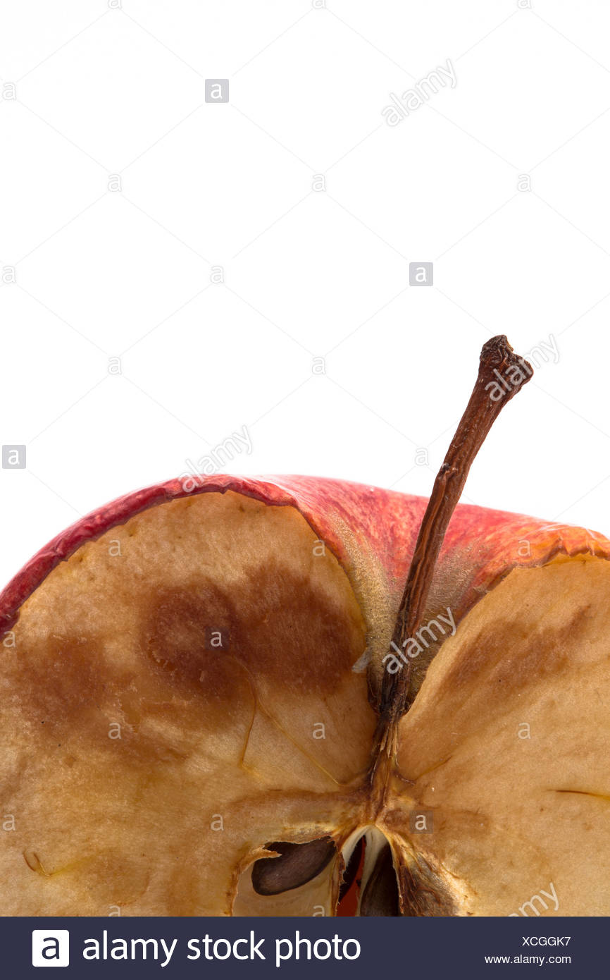 Apple With Rotten Core Stock Photos & Apple With Rotten Core Stock ...