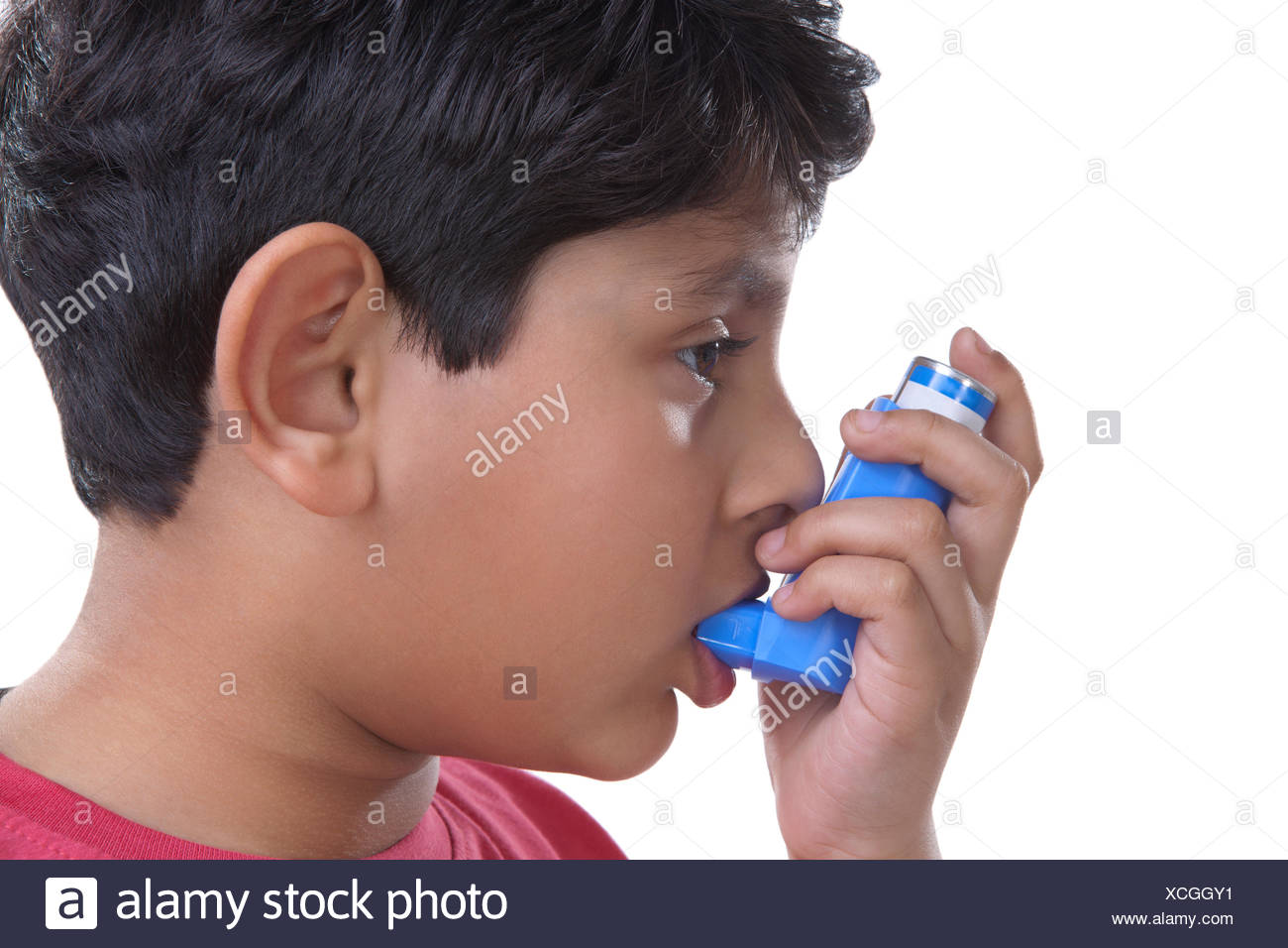 Asthma Inhaler Child Stock Photos & Asthma Inhaler Child Stock Images ...