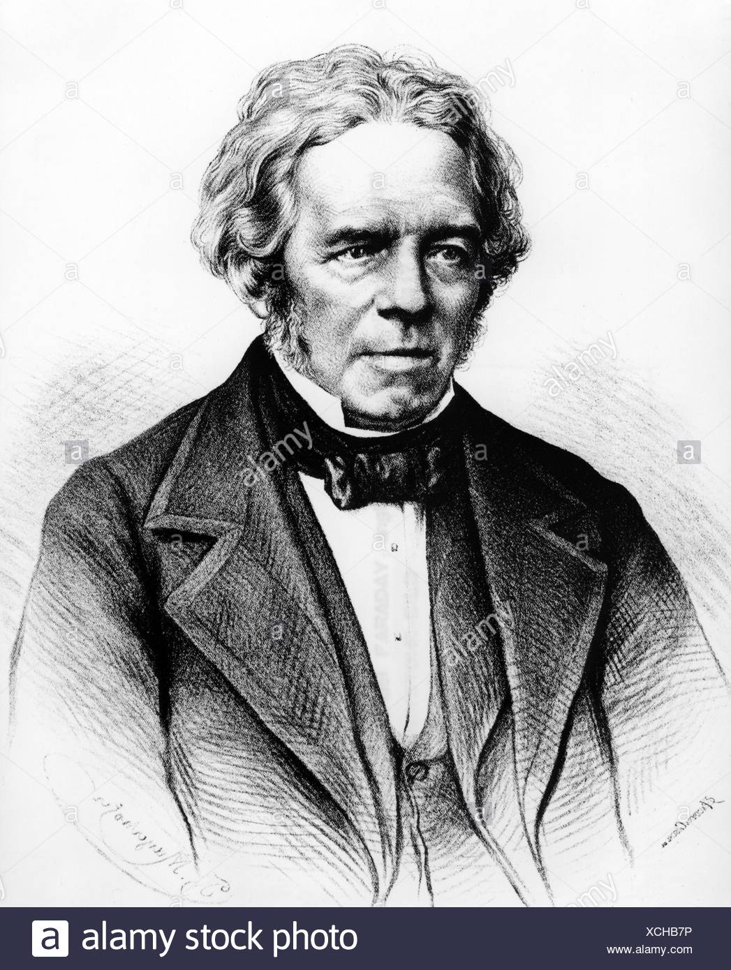 Michael Faraday 1791 1867 Michael Faraday High Resolution Stock ...