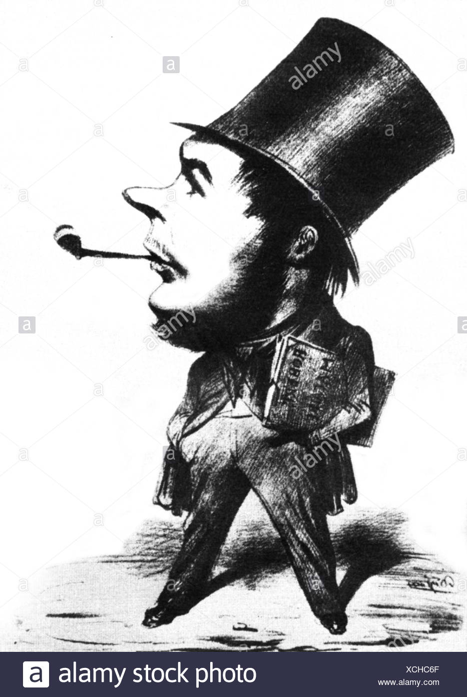 Caricature By Honore Daumier Stock Photos & Caricature By Honore ...