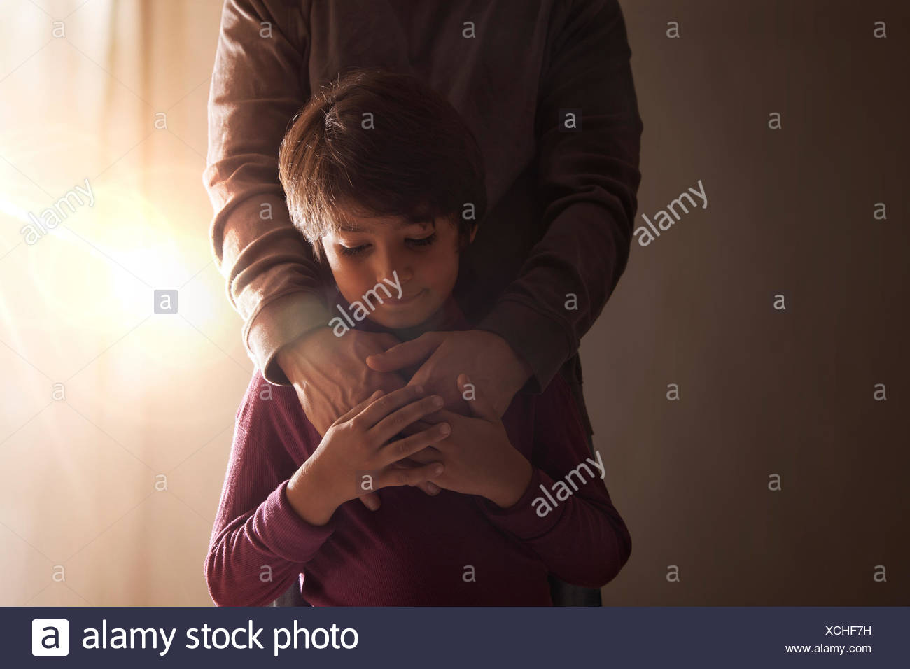 Father Praying Son High Resolution Stock Photography and Images - Alamy