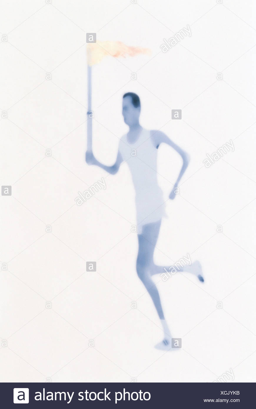 Olympic Torch Runner High Resolution Stock Photography and Images - Alamy