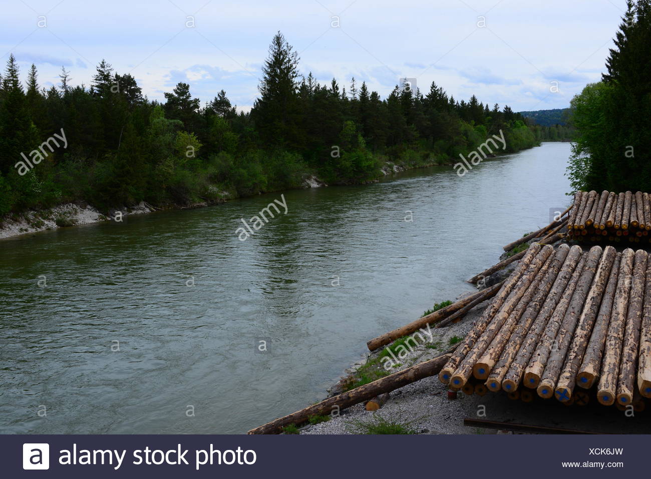 Isar Flossfahrt Stock Photos & Isar Flossfahrt Stock Images - Alamy
