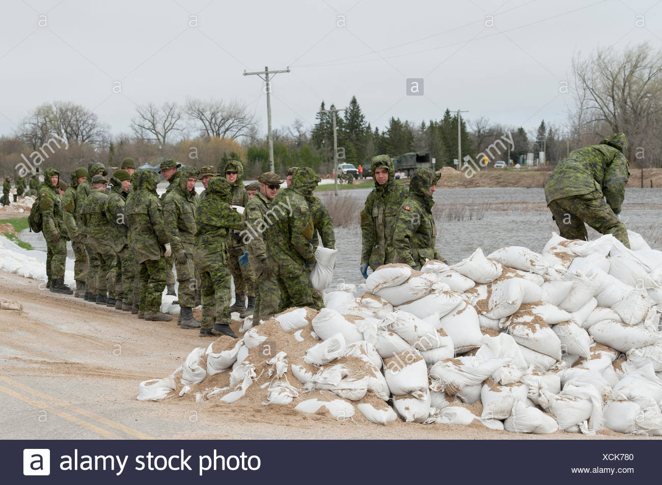 Army Sandbag Flood High Resolution Stock Photography and Images - Alamy