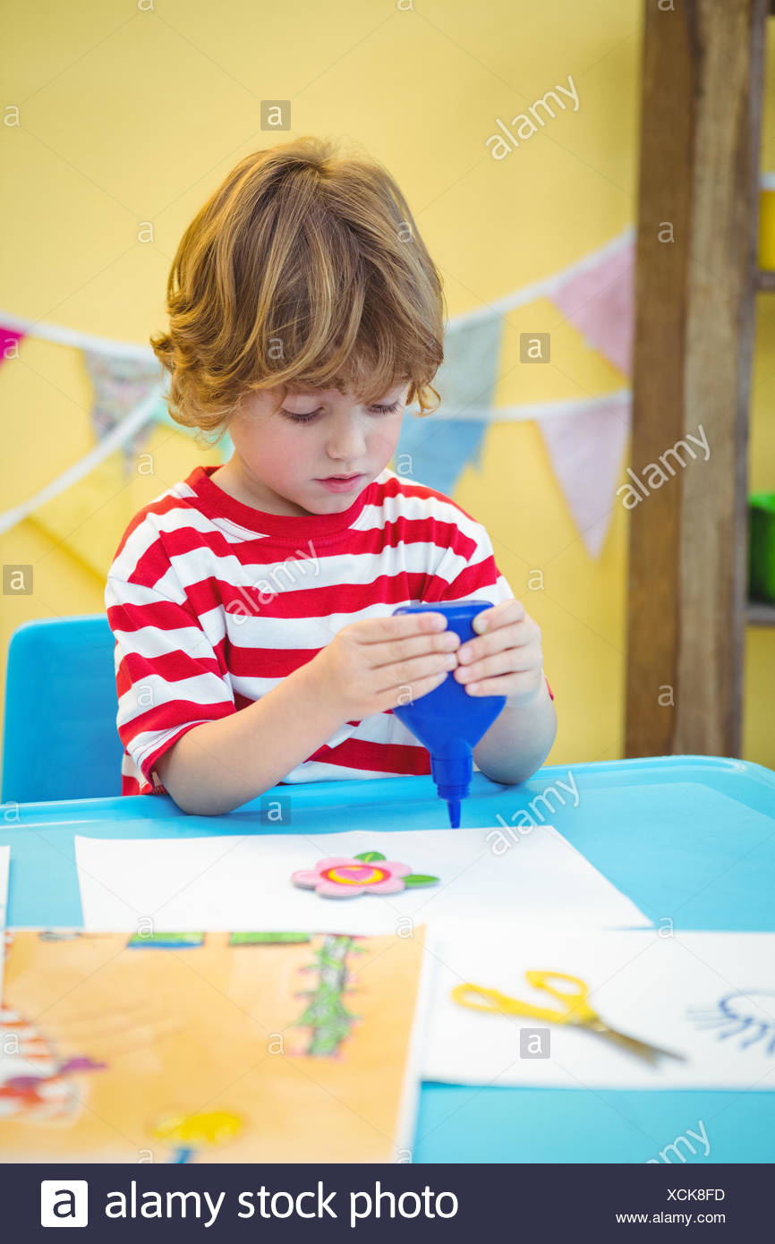Child Glue High Resolution Stock Photography and Images - Alamy