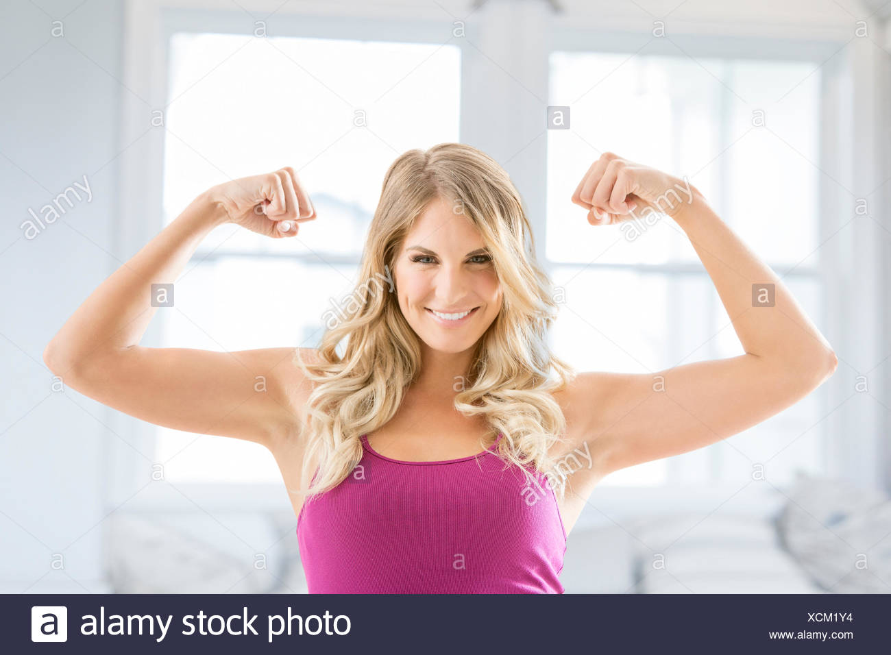 Woman With Muscles High Resolution Stock Photography and Images - Alamy