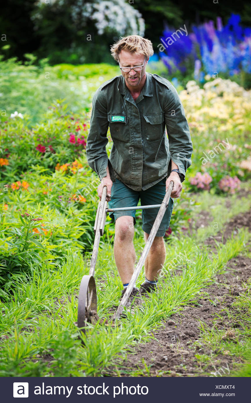 Man With A Hoe Stock Photos & Man With A Hoe Stock Images - Alamy