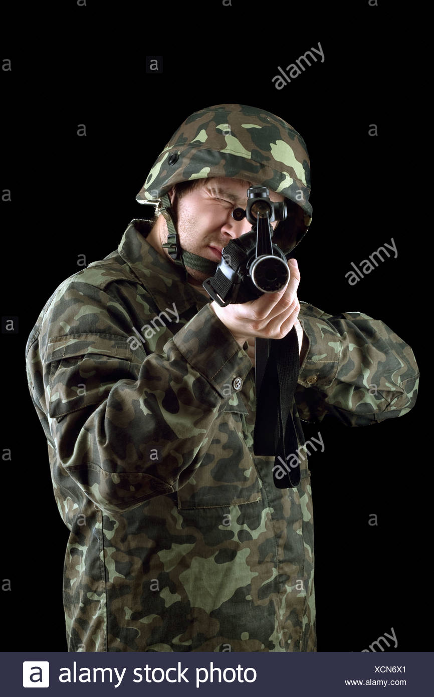Pointing A Gun High Resolution Stock Photography and Images - Alamy