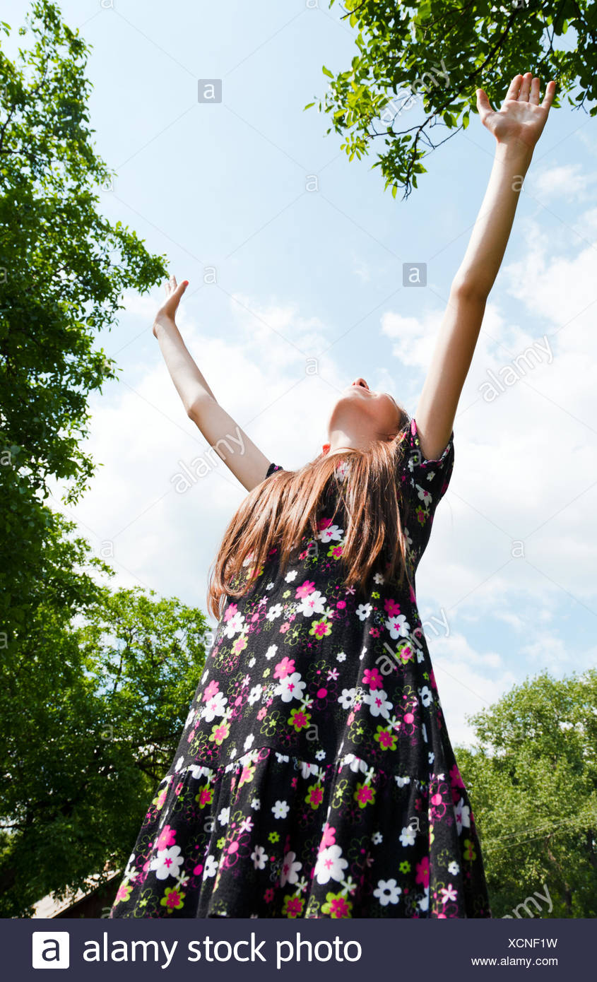 Hands Raised Heaven Stock Photos & Hands Raised Heaven Stock Images - Alamy