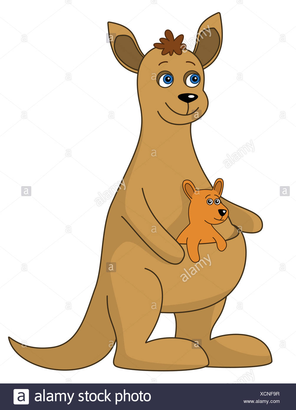 Cartoon Baby Kangaroo Stock Photos & Cartoon Baby Kangaroo Stock Images ...