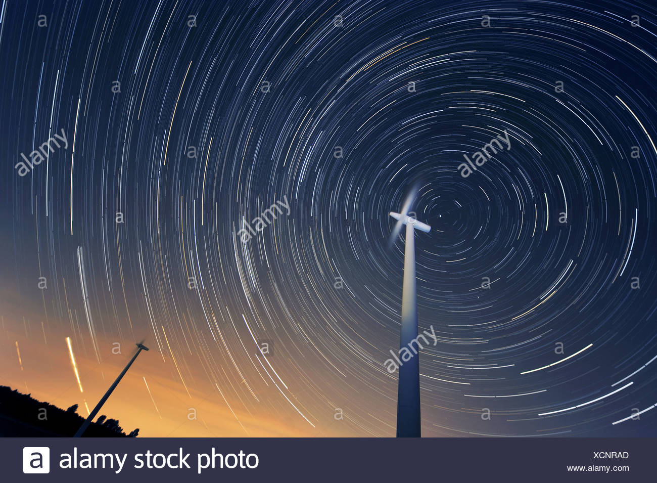 Wind Turbines Night High Resolution Stock Photography and Images - Alamy