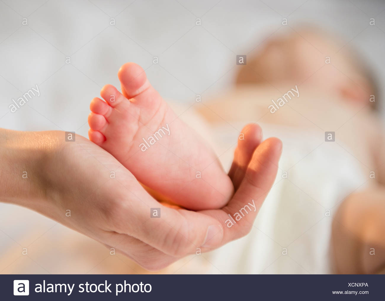 Hand Holding Foot Stock Photos & Hand Holding Foot Stock Images - Alamy
