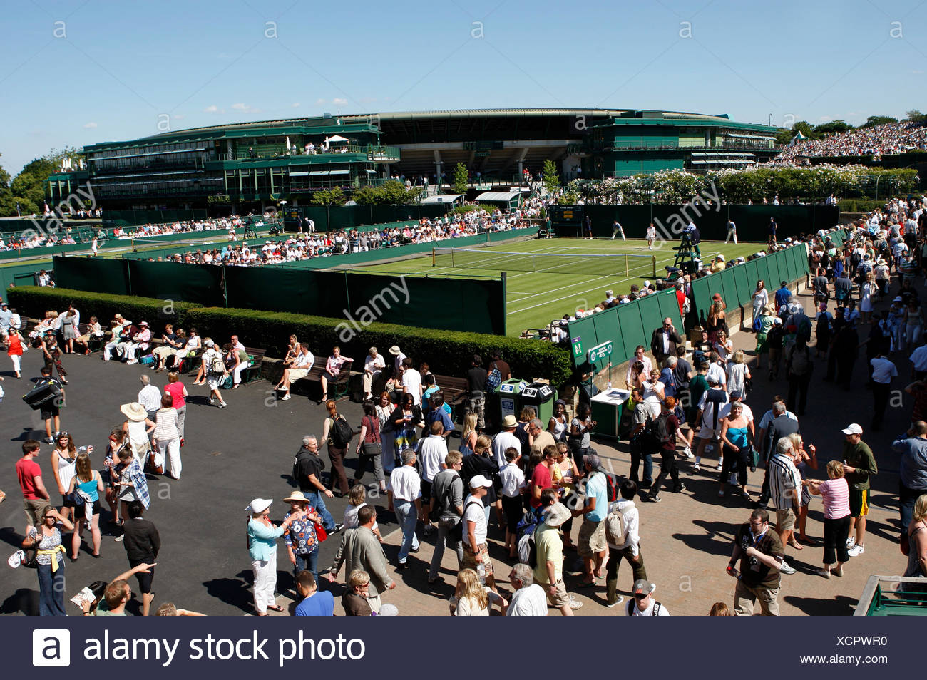 Wimbledon Tennis Courts Stock Photos & Wimbledon Tennis Courts Stock ...