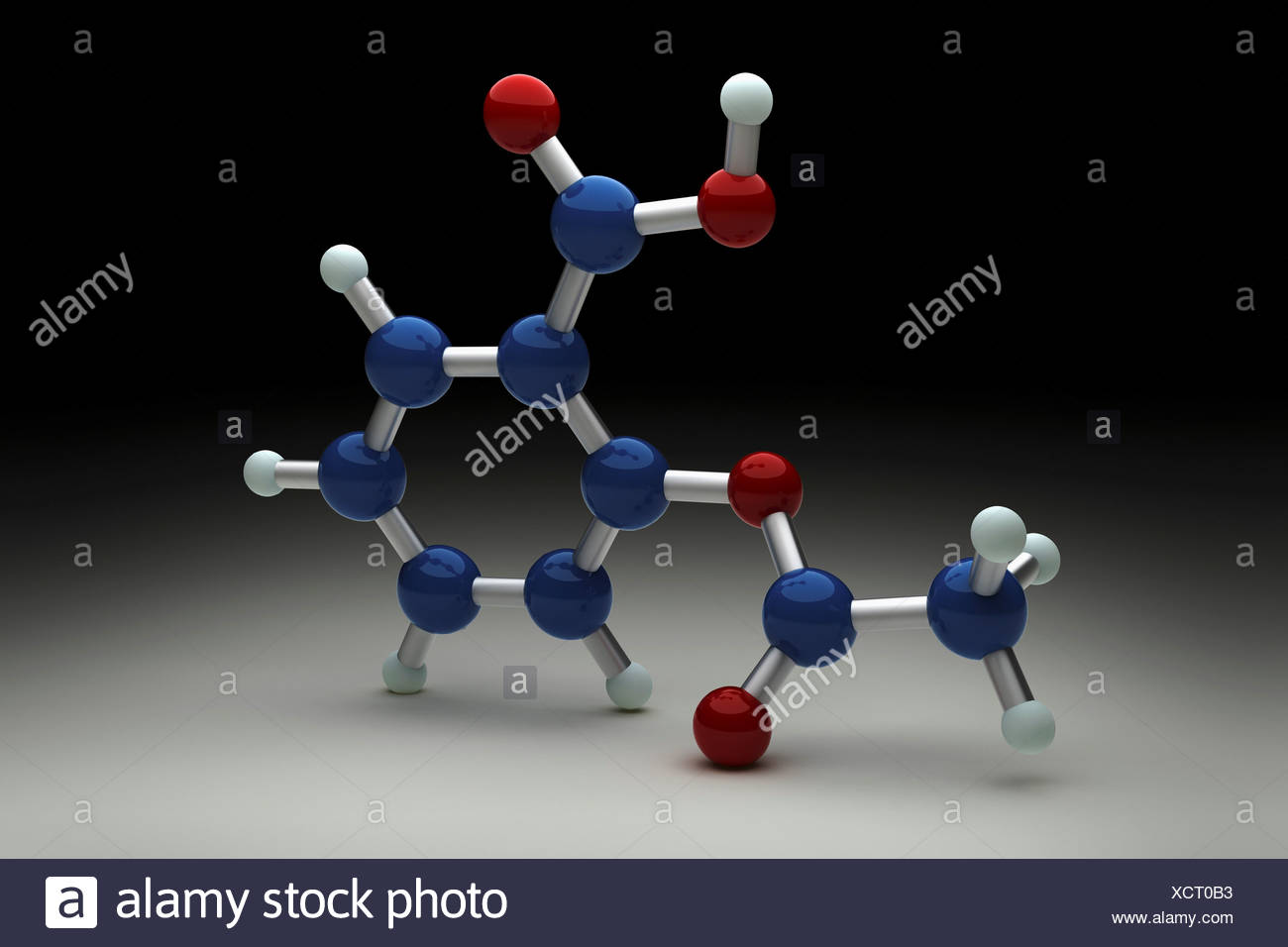 Aspirin Molecular Model High Resolution Stock Photography and Images ...