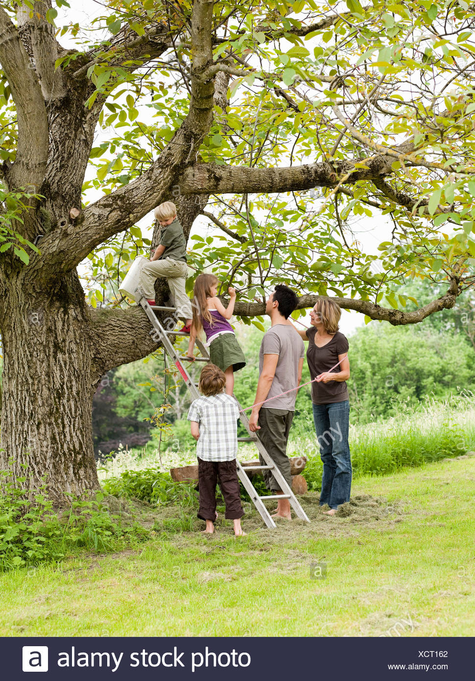 Kids Children Playing Climbing High Resolution Stock Photography and ...