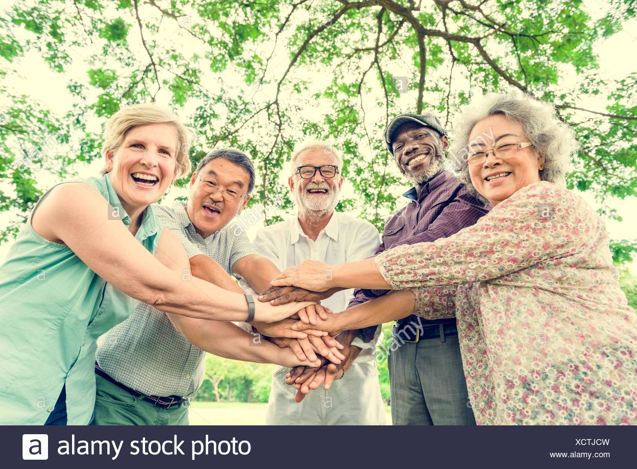 Group Older Women Smiling High Resolution Stock Photography and Images ...
