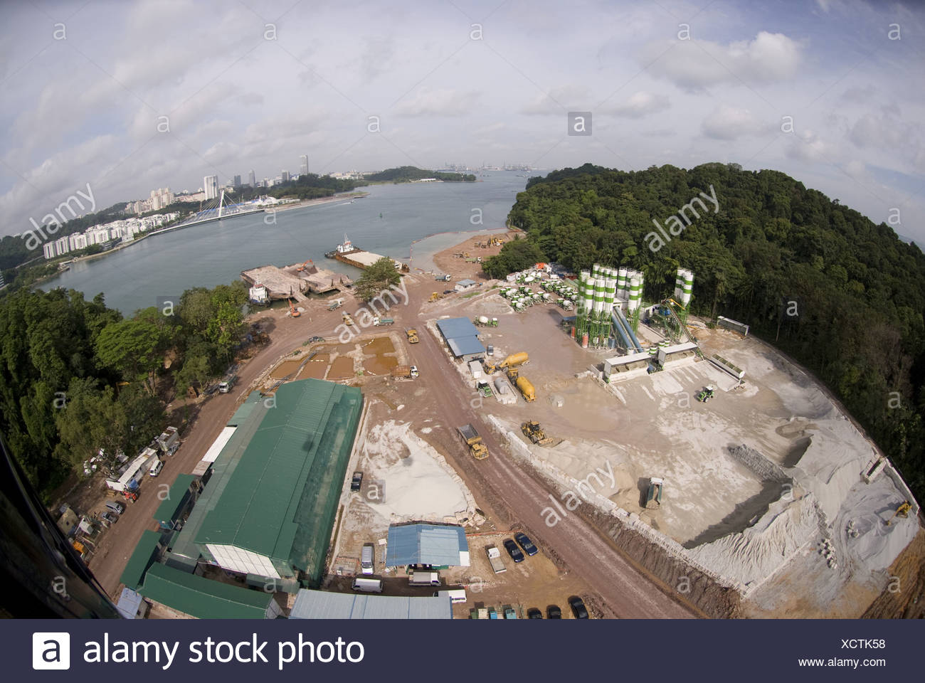 Singapore Land Reclamation High Resolution Stock Photography and Images ...