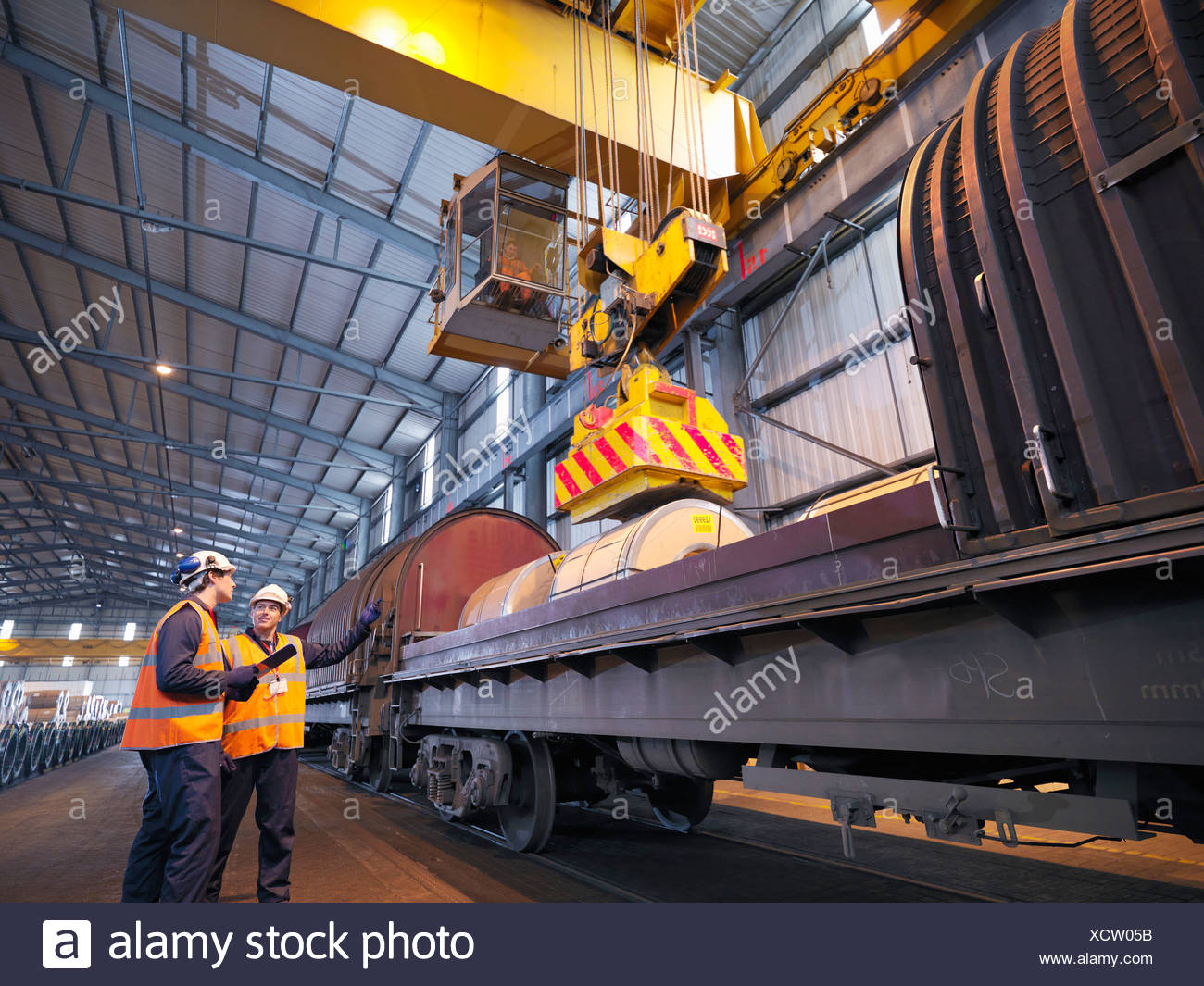 Freight Train Loading High Resolution Stock Photography and Images - Alamy