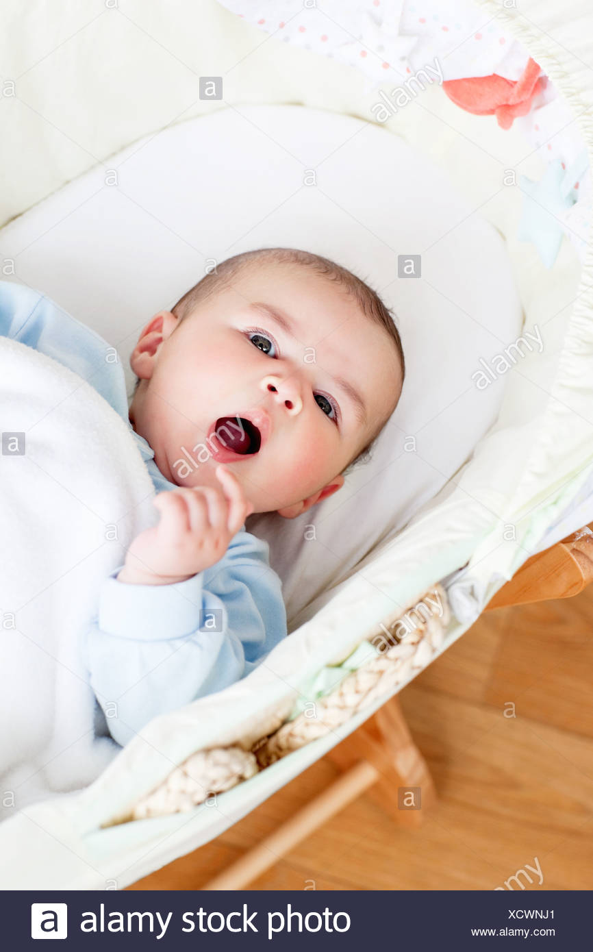 Baby In The Cradle High Resolution Stock Photography and Images - Alamy
