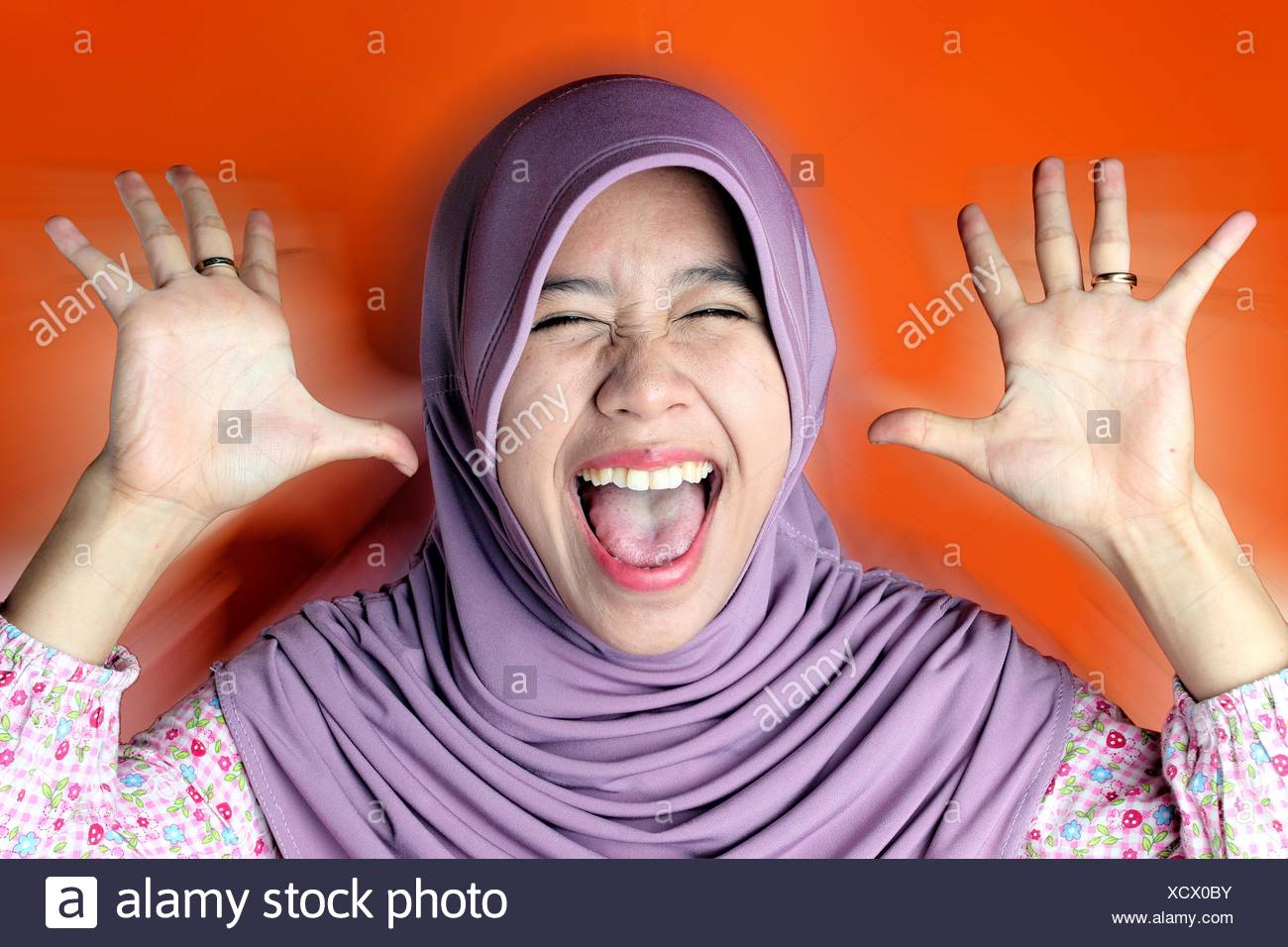 Hijab Girl With Close Eyes High Resolution Stock Photography and Images ...