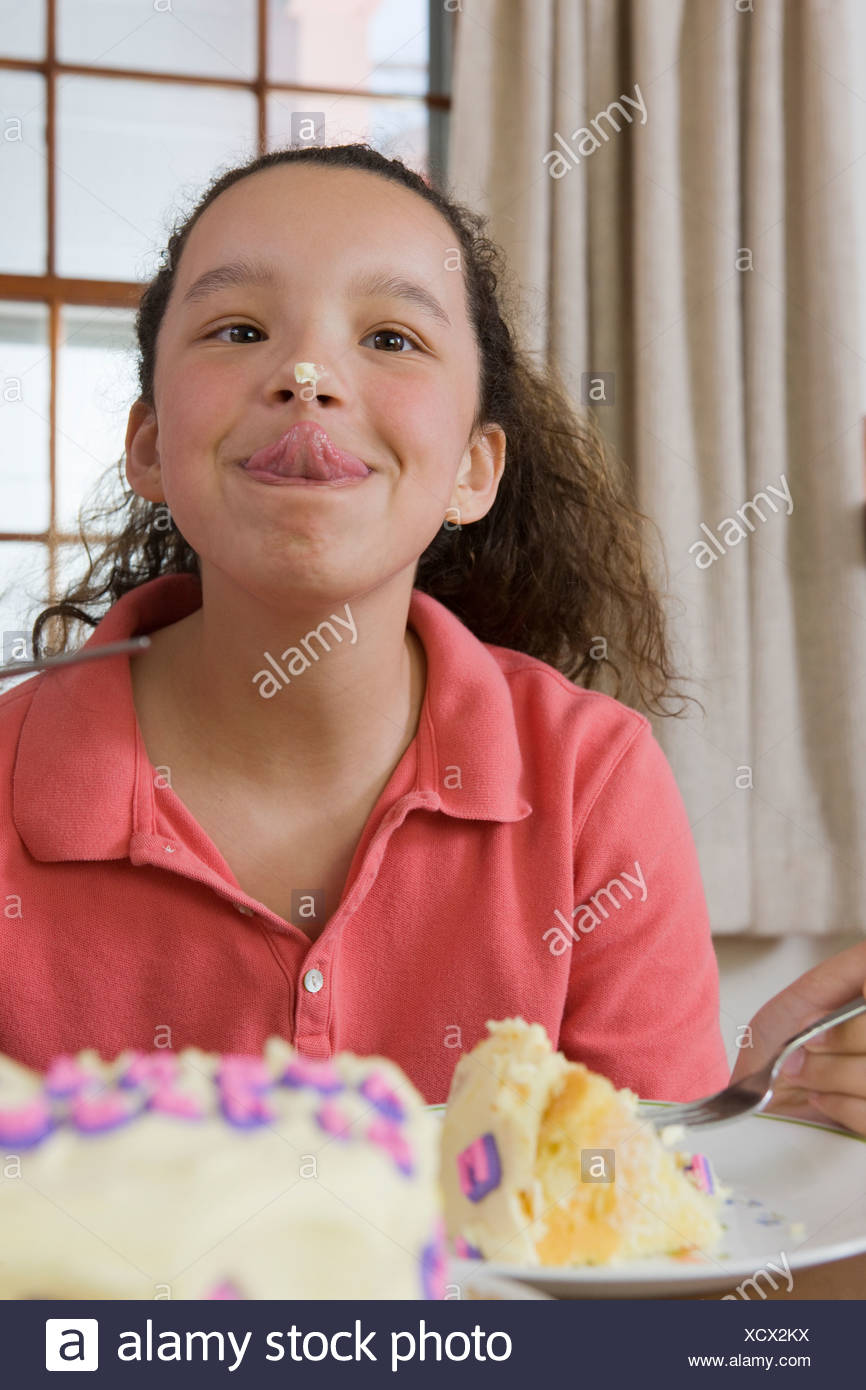Tween Girl Tongue High Resolution Stock Photography and Images - Alamy