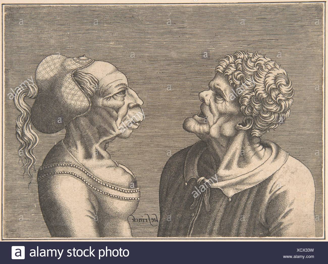 Grotesque Heads Leonardo Da Vinci High Resolution Stock Photography and ...