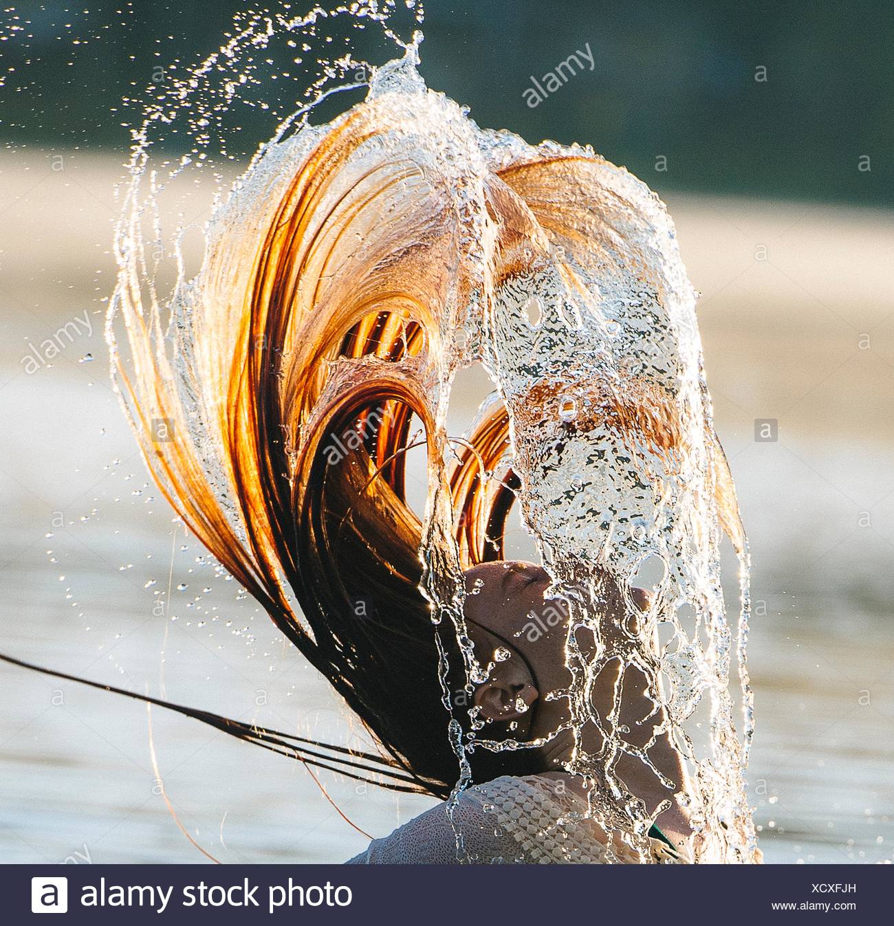 Throwing Head Back Stock Photos & Throwing Head Back Stock Images - Alamy