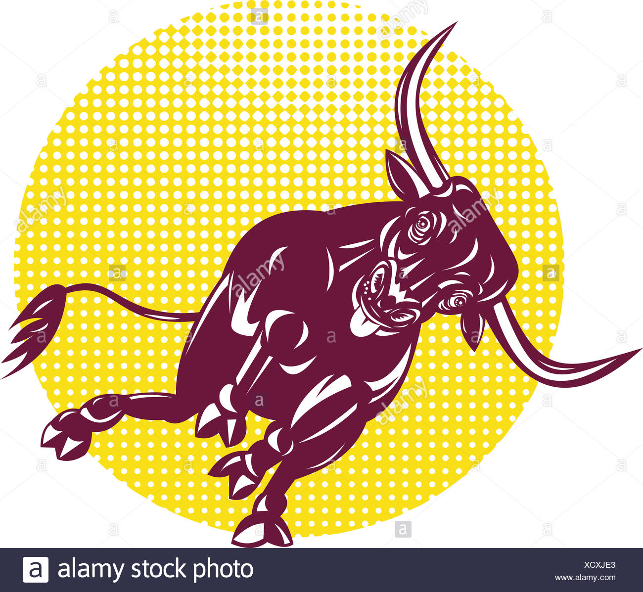 Attacking Bull High Resolution Stock Photography and Images - Alamy